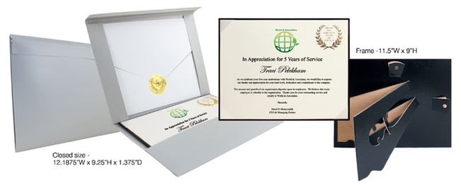 Customizing Your Service Award Packets | Easy Personalization Options