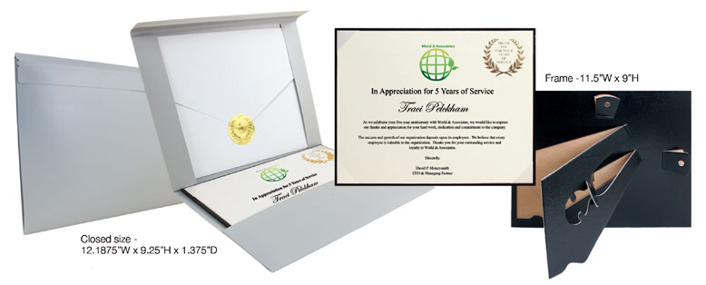 Employee Service Awards Enhanced Gift-of-Choice Presentations