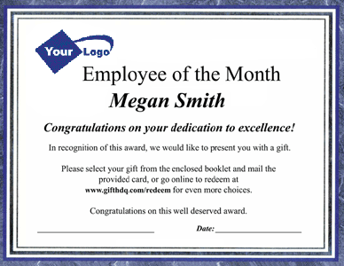 Employee of the Month Awards | Select-Your-Gift